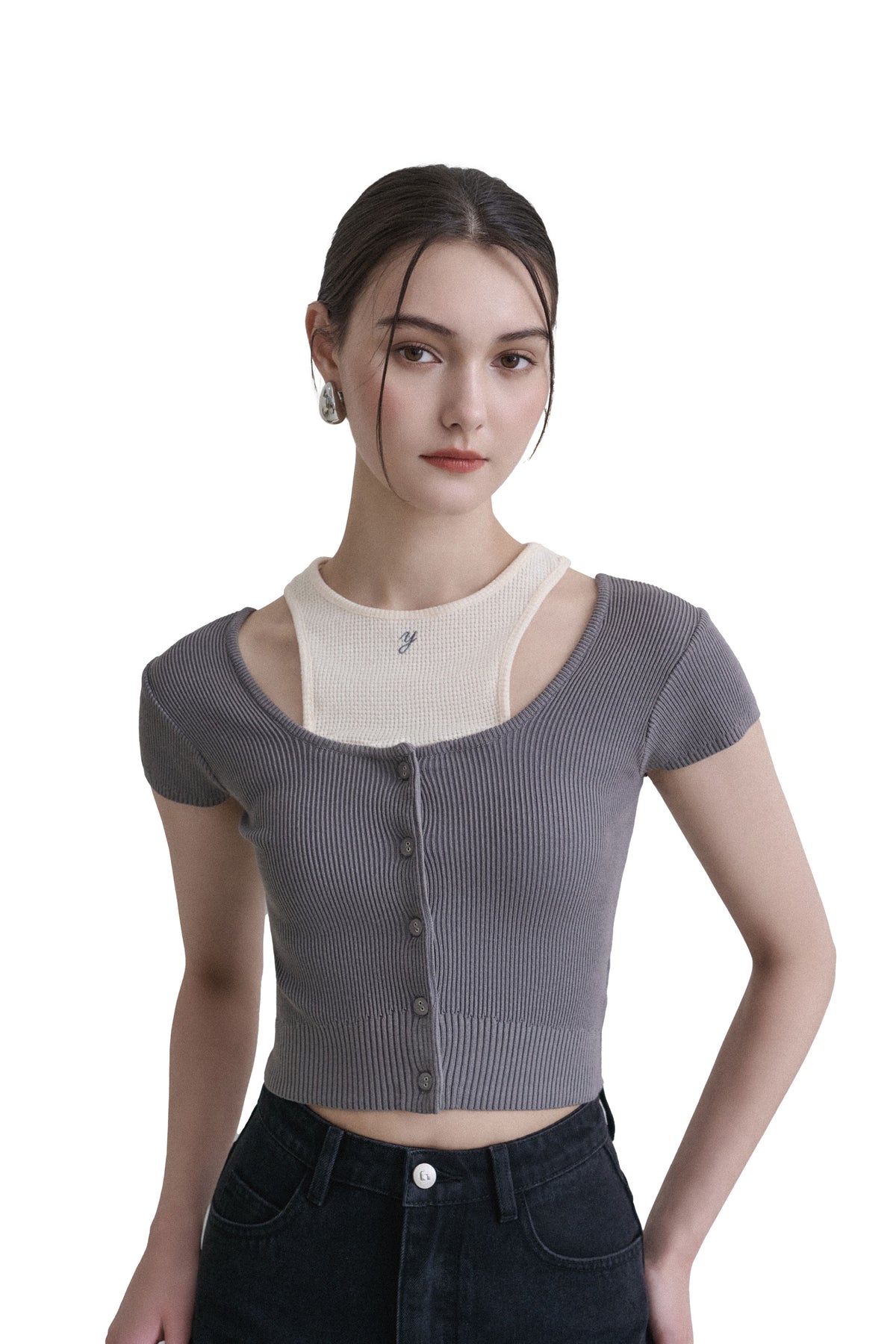 Button Me Up Top – YUYU ACTIVE